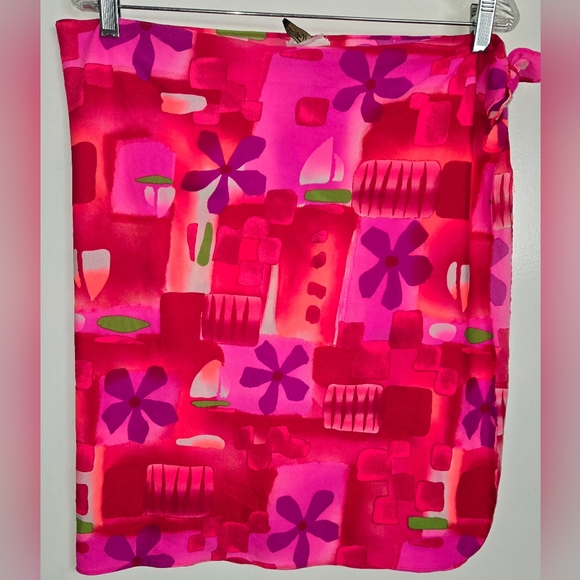 Beach Native | Swim | Vintage Neon Pink Sarong | Poshmark